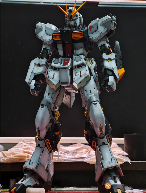[Color customization] PG Unleashed 1/60 Nu Gundam (Shading color schem ...