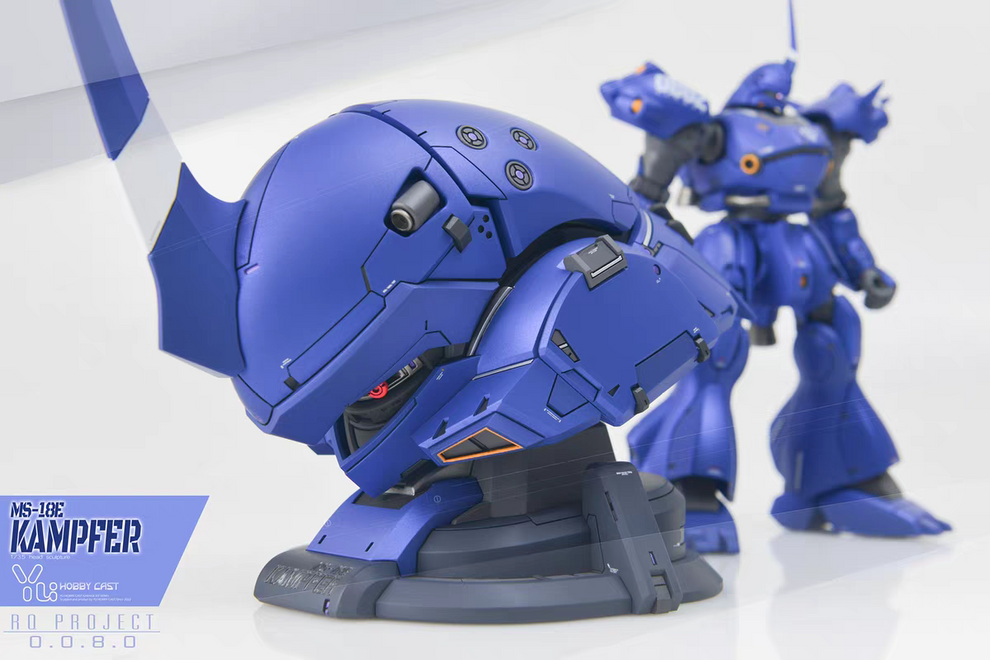 [3D printed parts] Kampfer Head Bust – ModelInterspace