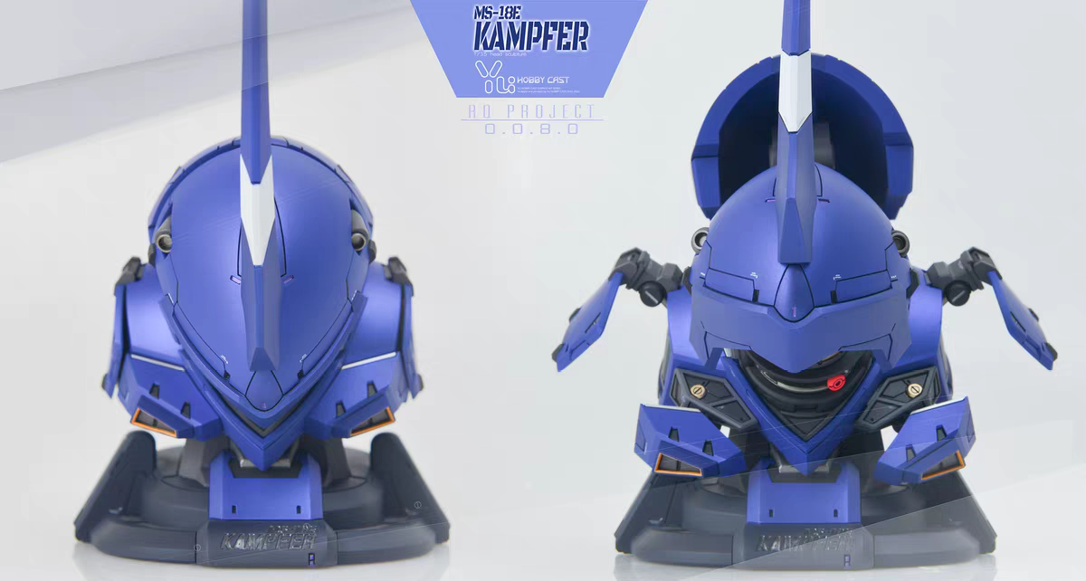 [Gundam Bust Resin pieces] Kampfer Head Bust – ModelInterspace