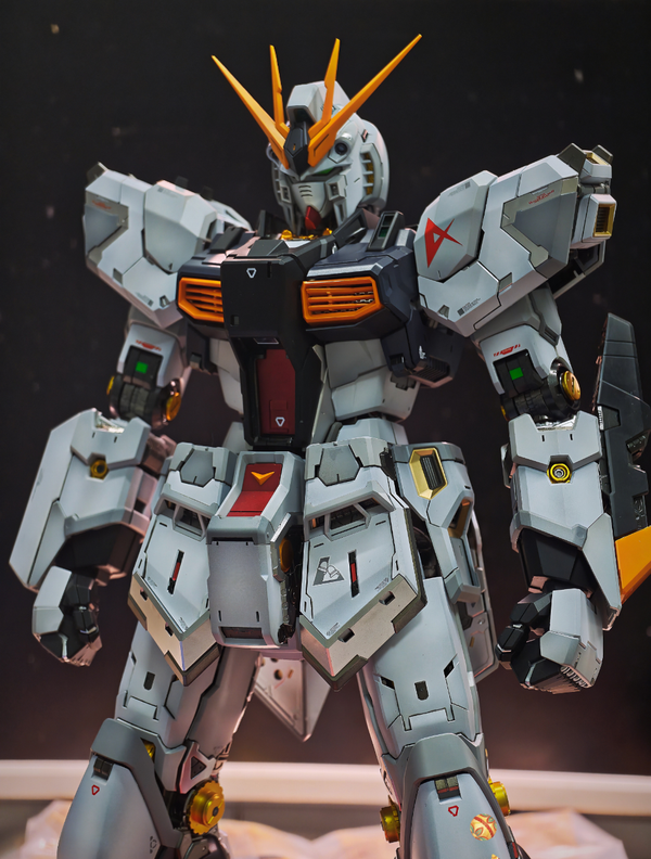 [Color customization] PG Unleashed 1/60 Nu Gundam (Shading color schem ...